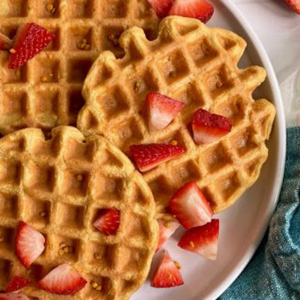Vanilla Protein Waffles – Kiwi Nutrition